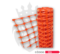 MALLA DE SEGURIDAD GRUESA COLOR NARANJA – Royal Plus Import